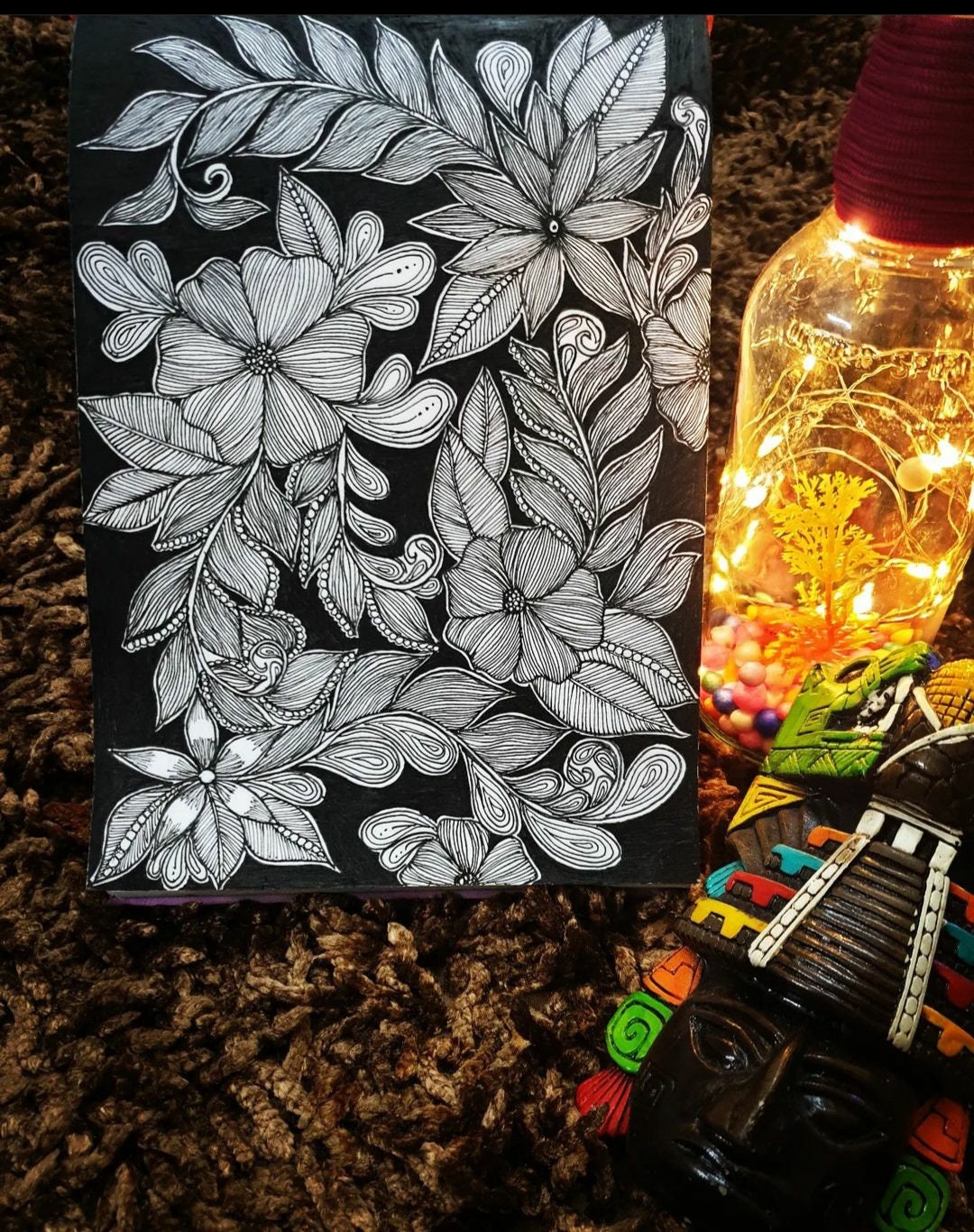 Handmade Doodle Art on A4 Sheet - Etsy