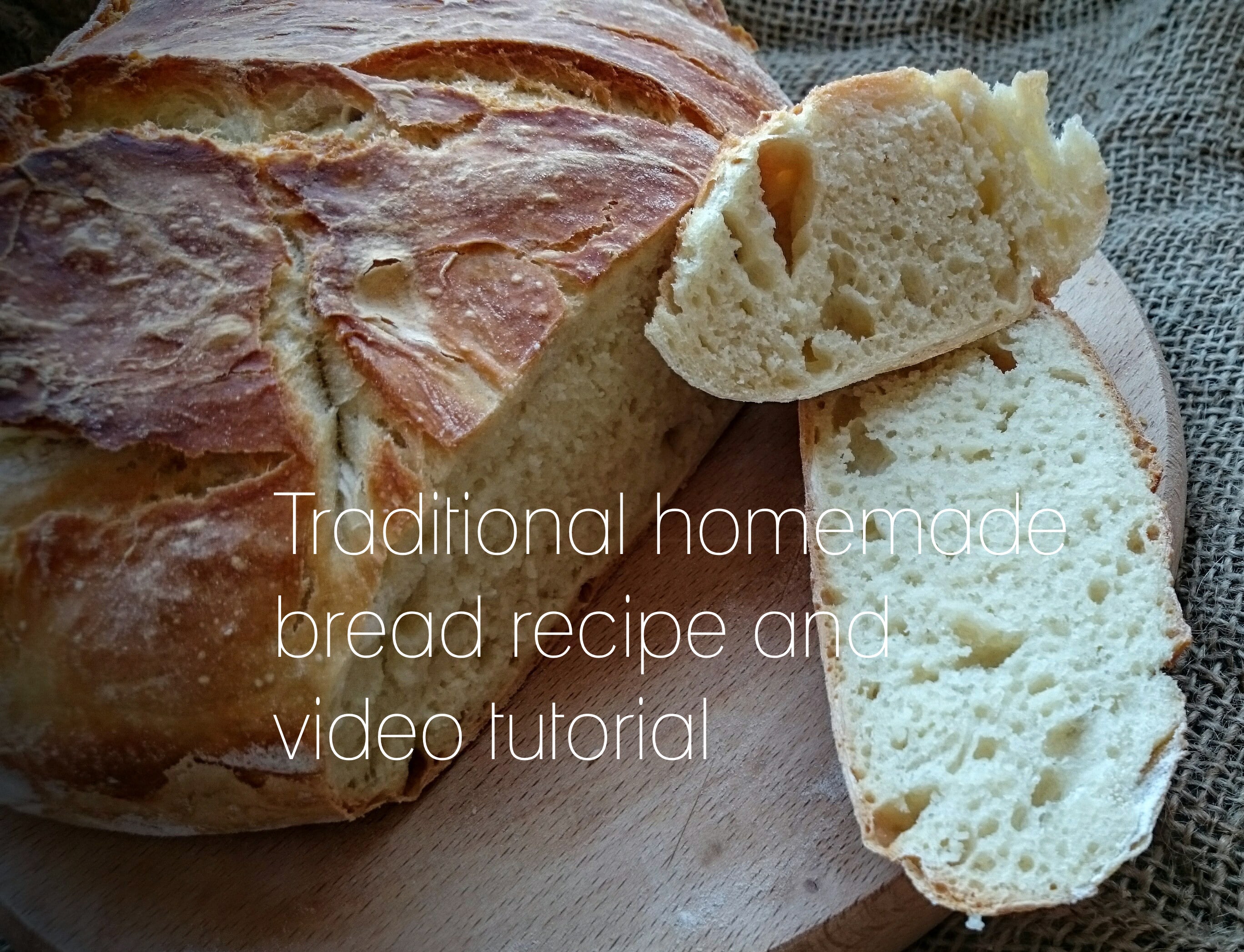 Traditional Homemade Bread Recipe and Video Tutorial - Etsy