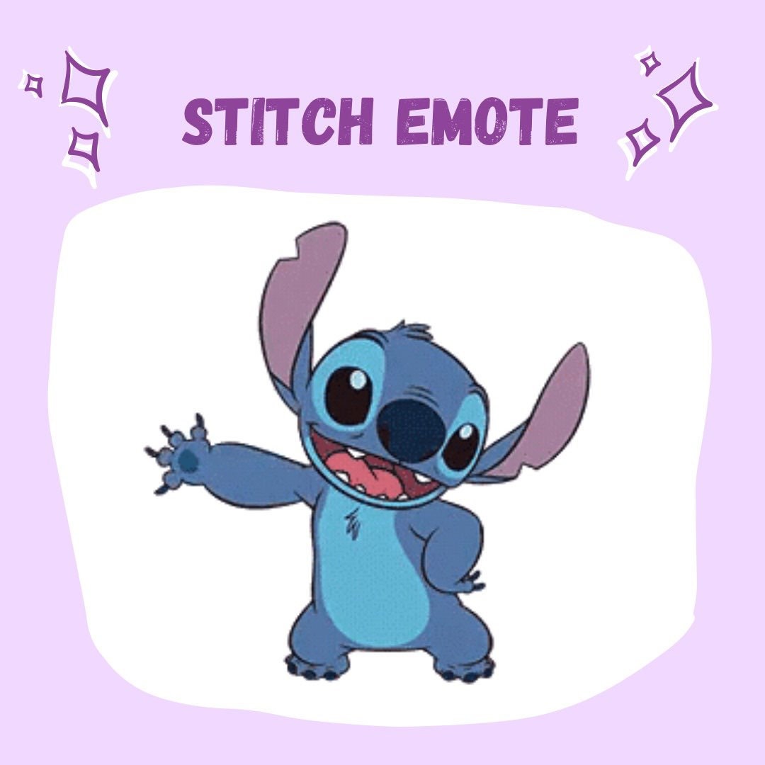 Animated Waving Experiment 626/ Stitch Emote Twitch - Etsy