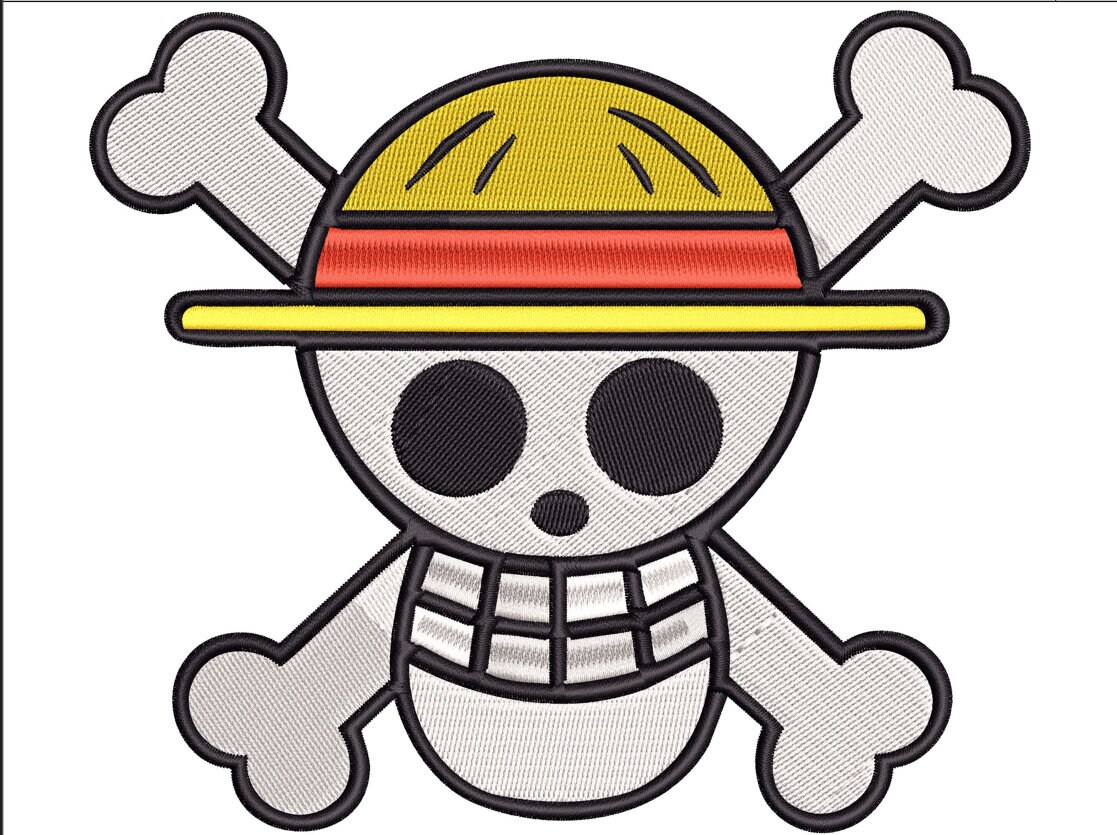 Onepiece Head Embroidery File - Etsy