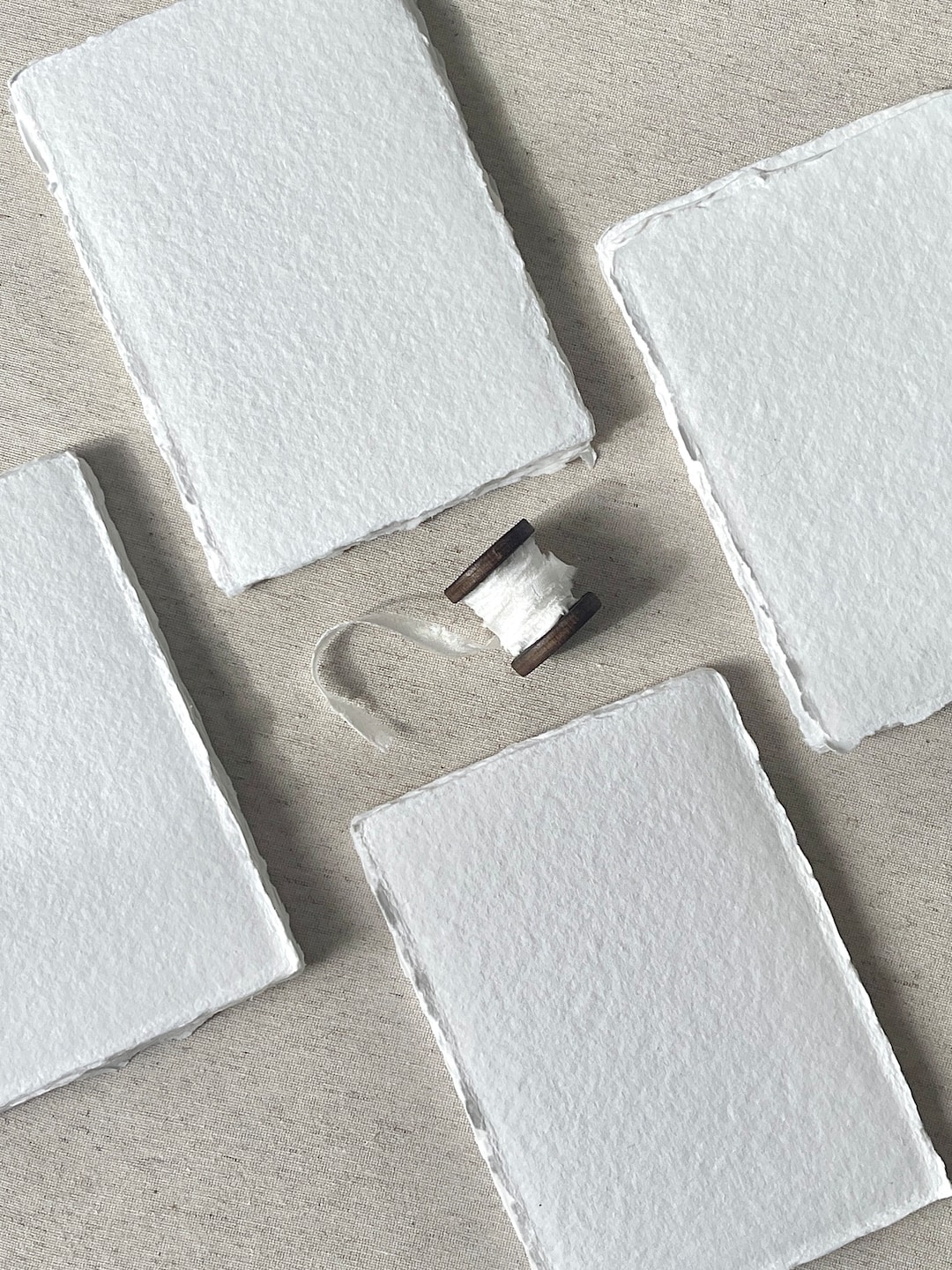 Handmade Cotton White Paper | in 7 Sizes - Etsy