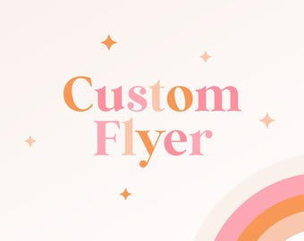 Custom Flyer - Etsy
