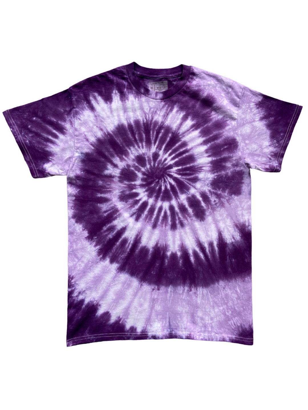 Deep Purple 2 Tone Spiral Tie Dye T-shirt, Adult, Youth, Unisex, XS, S ...