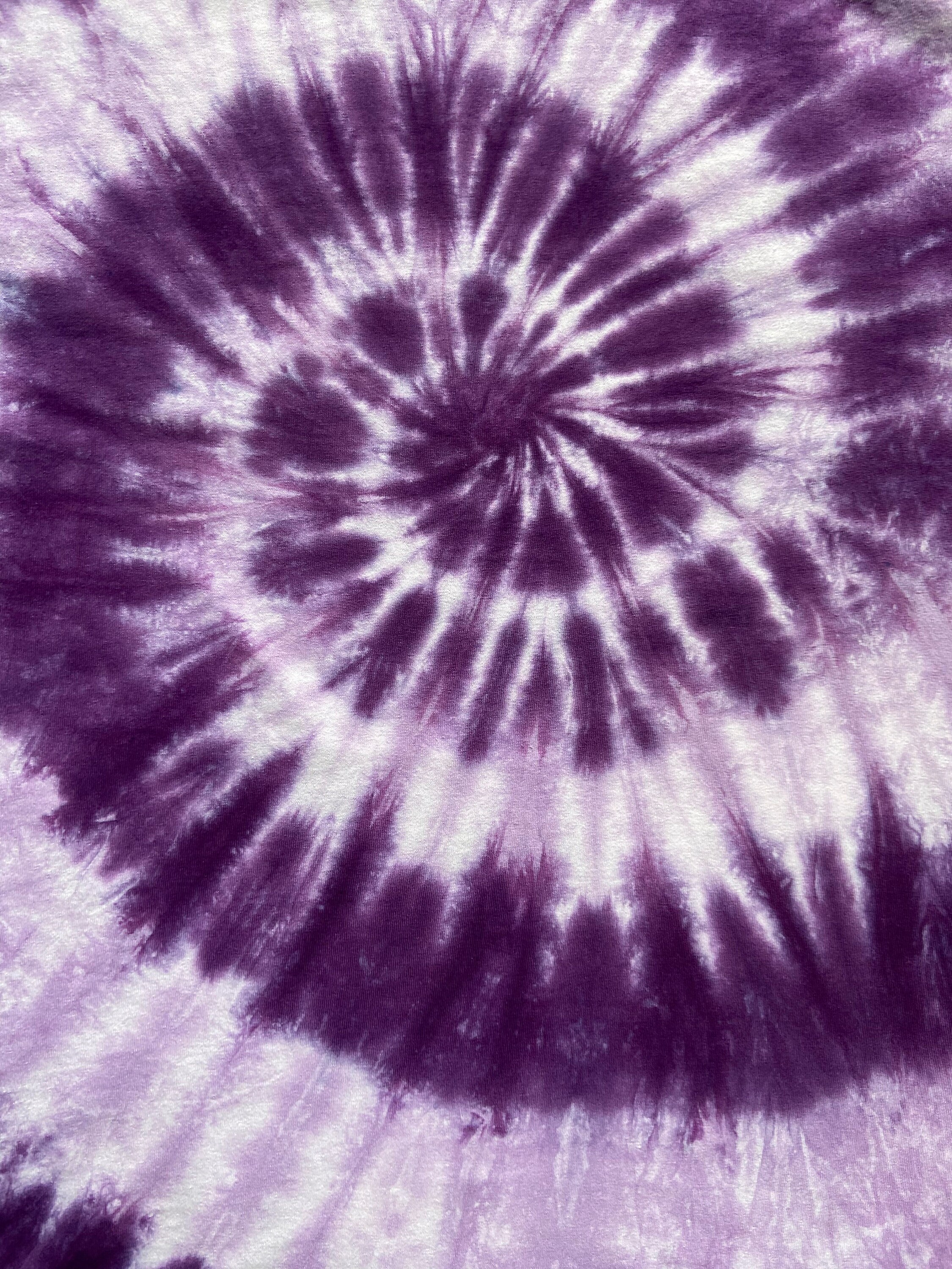 Deep Purple 2 Tone Spiral Tie Dye T-shirt, Adult, Youth, Unisex, XS, S ...