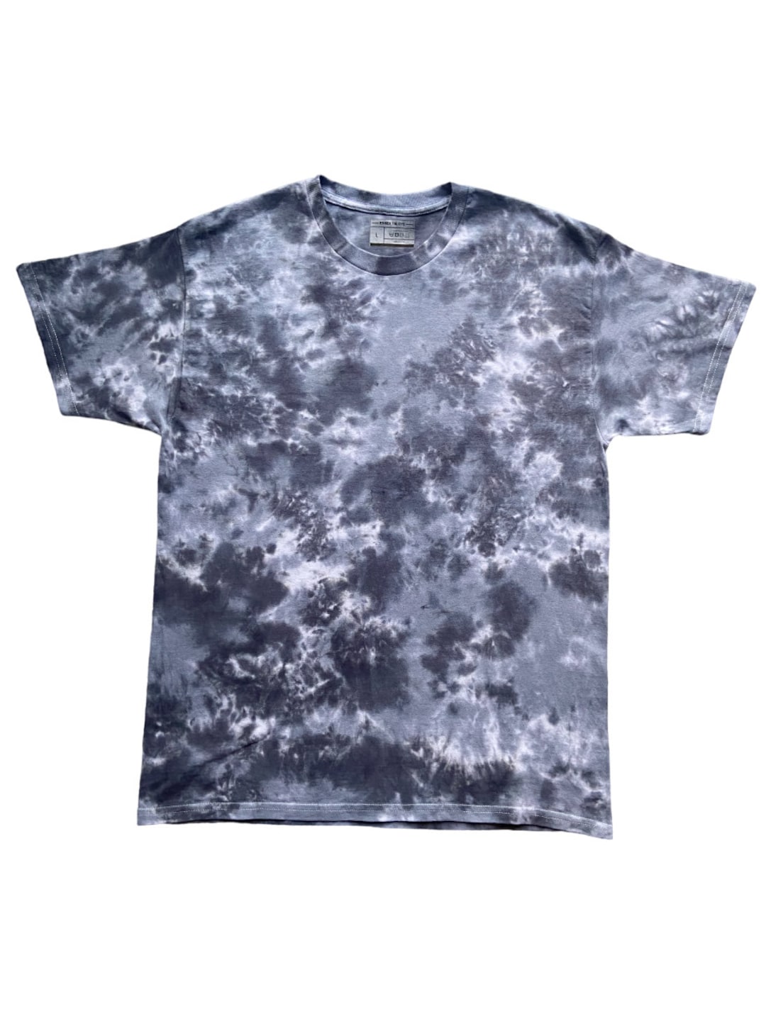 Black and Grey Scrunch Tie Dye T-shirt, Adult, Youth, Unisex, XS, S, M ...
