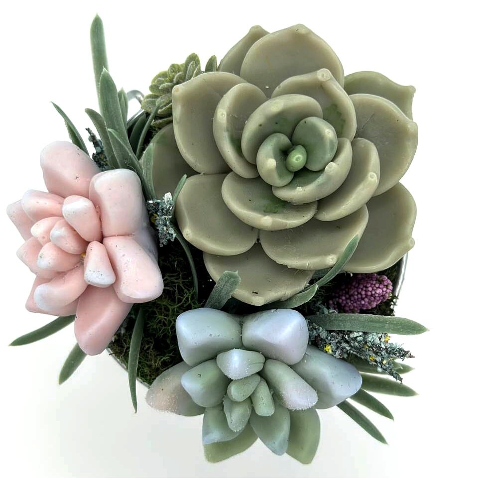 Home Decor Succulent Soap, Decorative Bouquet of Succulents, Gift Boss ...