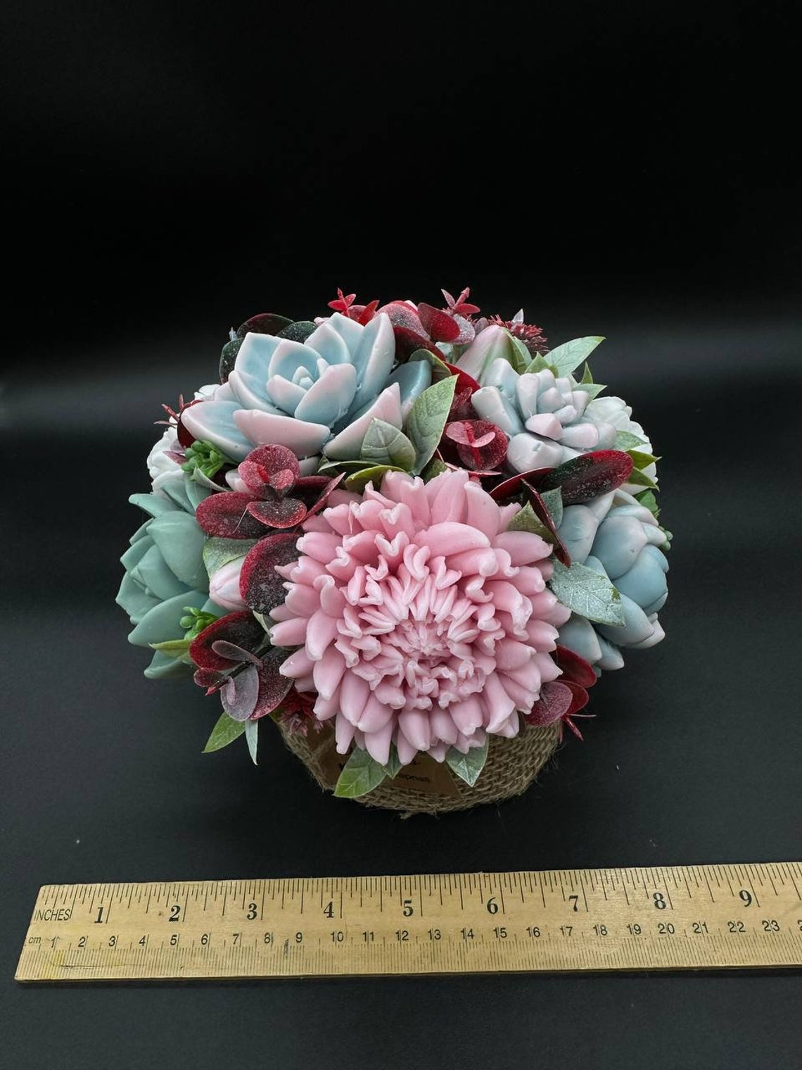 Soap Flowers Bouquet Mother's Day. Handmade Soap Gift for Mom. Soap ...