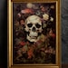 Gothic Skeleton Portrait Vintage Poster, Art Poster Print, Home Decor ...