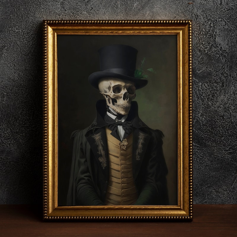 Skeleton Poster - Etsy