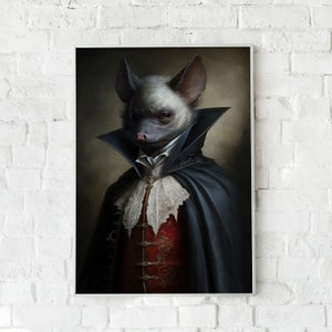 Gothic Bat Vintage Poster, Art Poster Print, Home Decor, Victorian ...