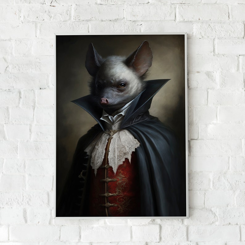 Gothic Bat Vintage Poster Art Poster Print Home Decor - Etsy