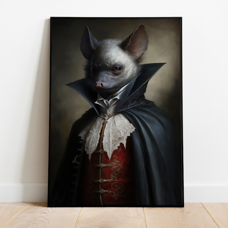 Gothic Bat Vintage Poster Art Poster Print Home Decor - Etsy