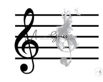 Printable Key Signature Flashcards, Major Keys, Treble and Bass Clef ...