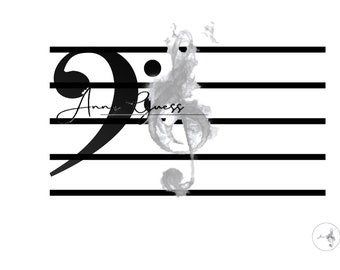 Bundle: Key Signature Flashcards Treble & Bass Clef - Etsy