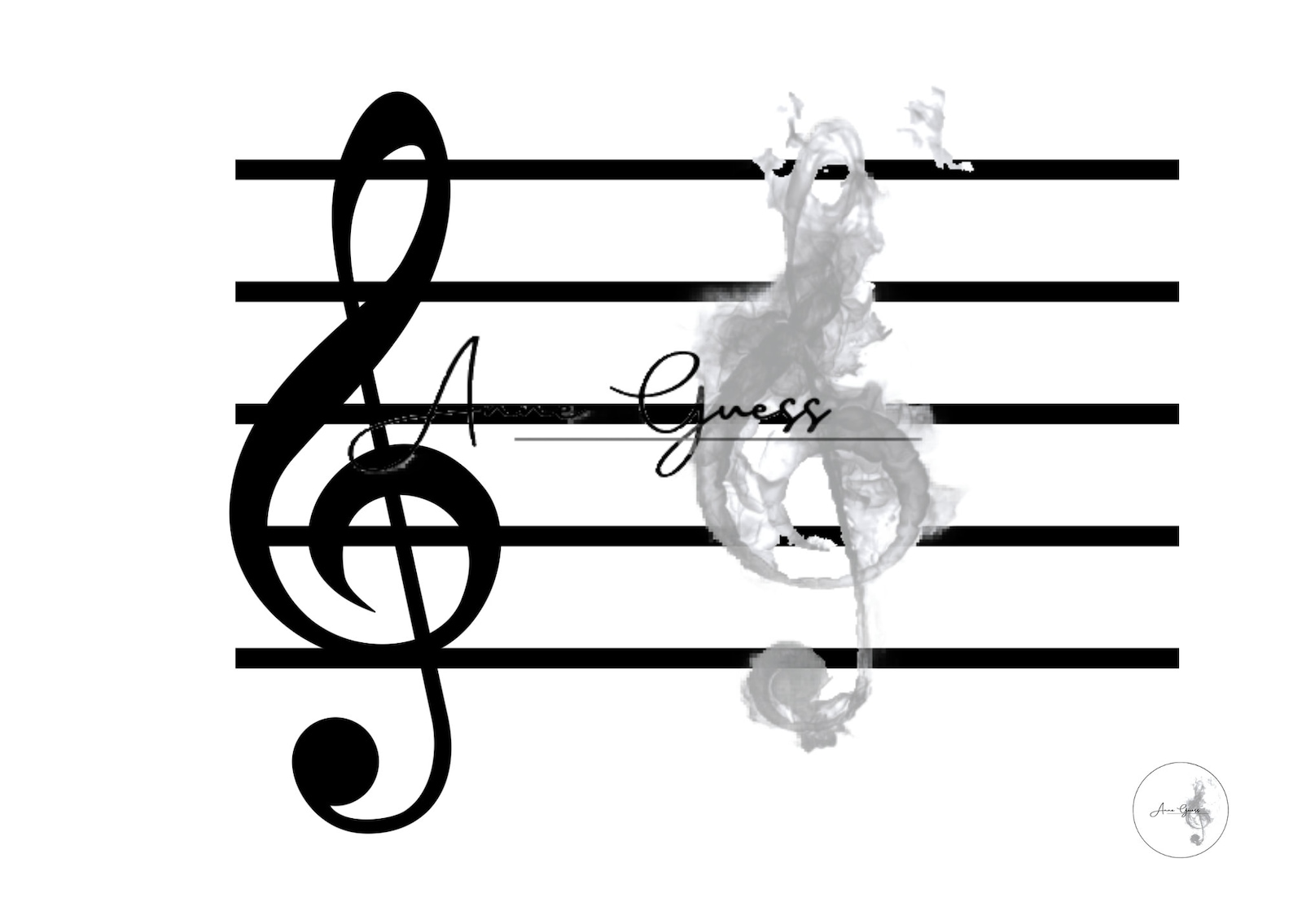 Key Signature (treble Clef) Major/minor Flashcards - Etsy