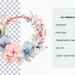 Watercolor Floral Frames Clipart, 14 PNG Files, Commercial Use, Digital ...