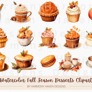 Big Fall Season Clipart Bundle,86 PNG Files,commercial Use,digital ...