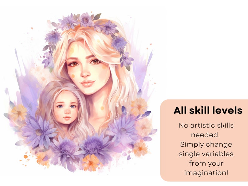 Mother and Daughter Midjourney Prompt, Best Midjourney Prompt, AI ...