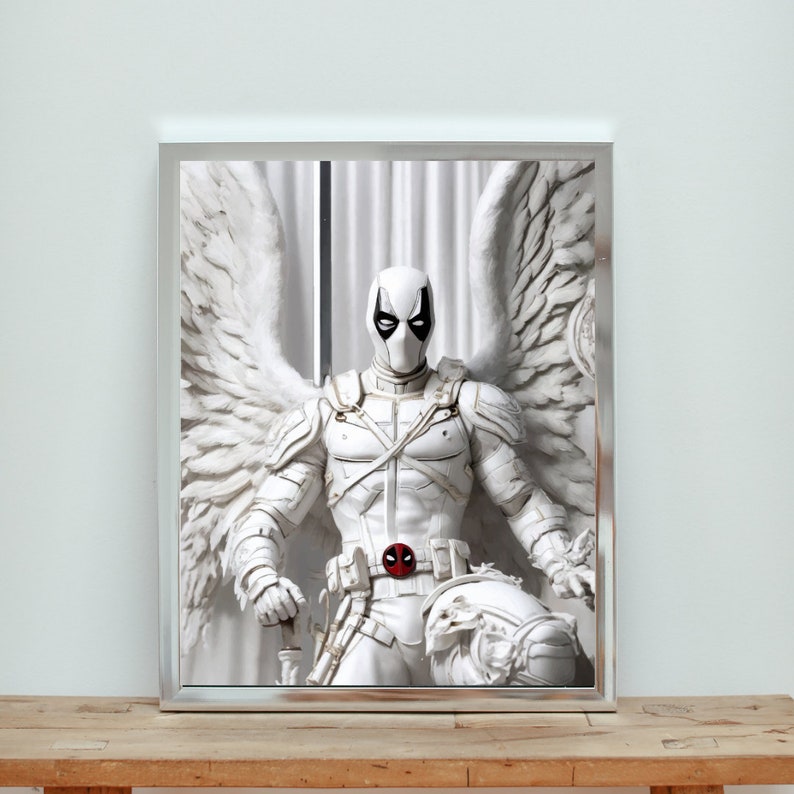 Angel Deadpool, Printable Poster, Printable Canvas, Wall Art - Etsy