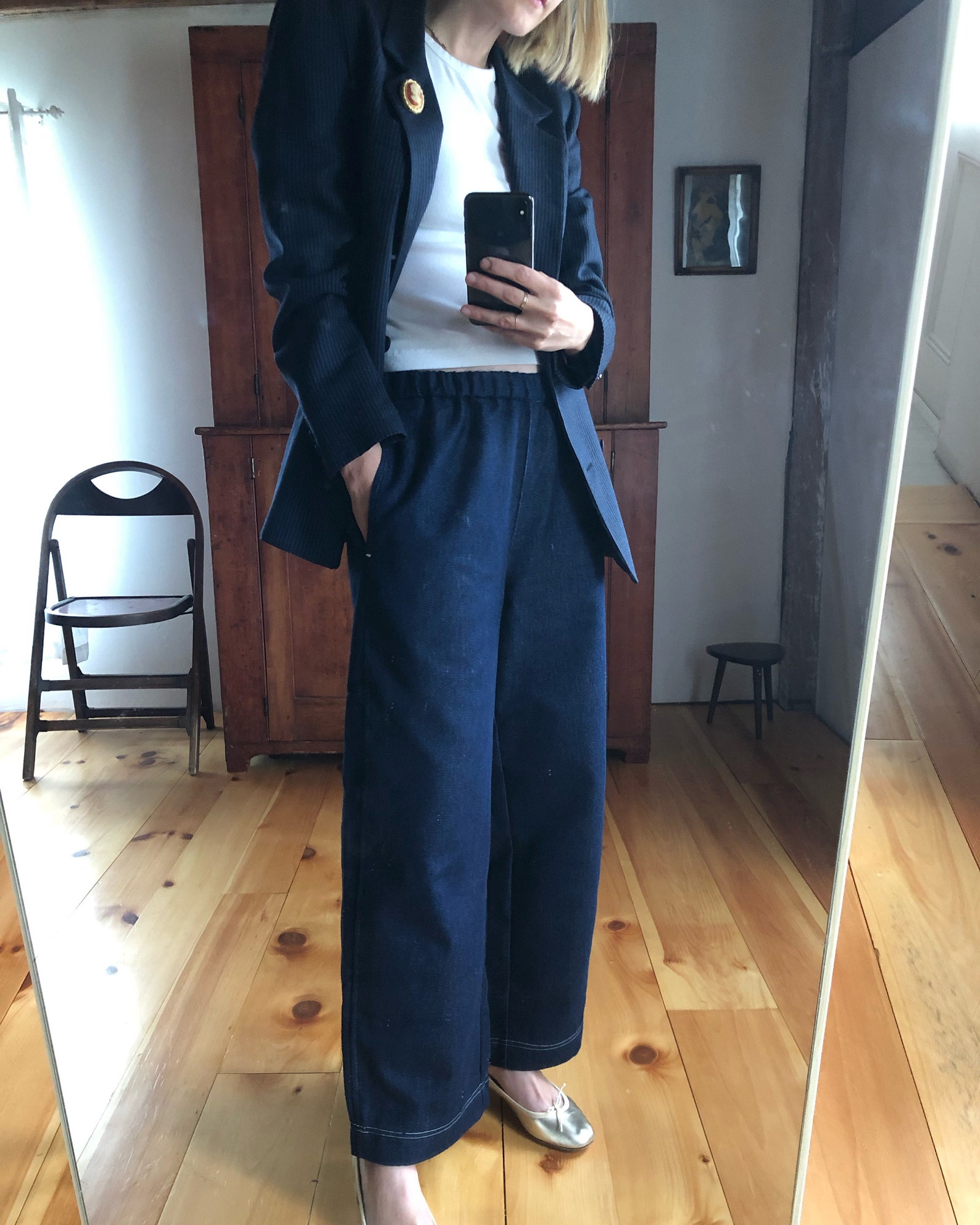 Elastic Waist Barrel Leg Pant PDF Pattern. Sizes Xs-xxl. Easy to Sew ...