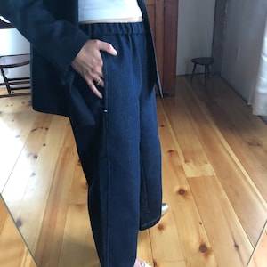 Elastic Waist Barrel Leg Pant PDF Pattern. Sizes Xs-xxl. Easy to Sew ...