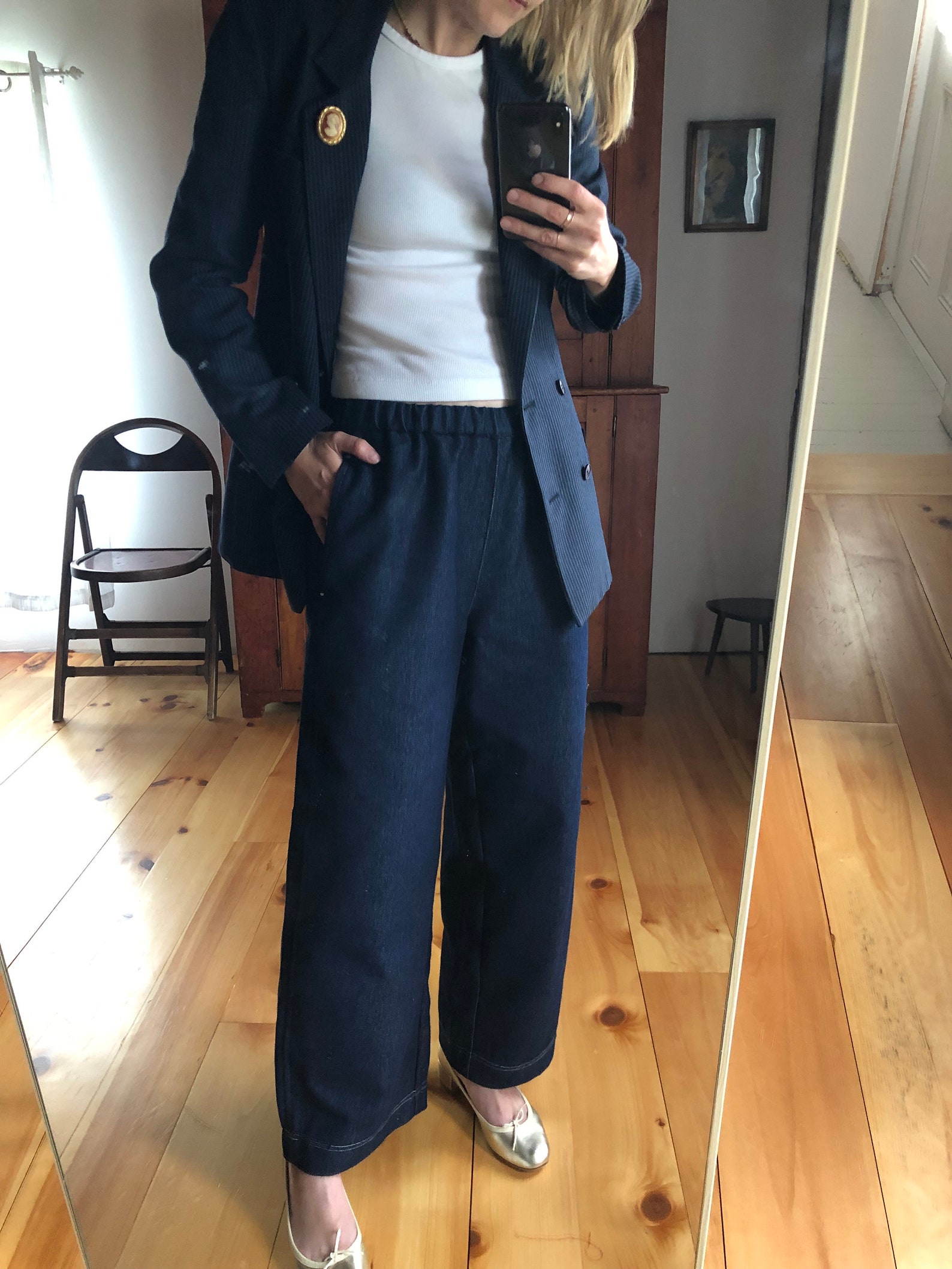 Elastic Waist Barrel Leg Pant PDF Pattern. Sizes Xs-xxl. Easy to Sew ...