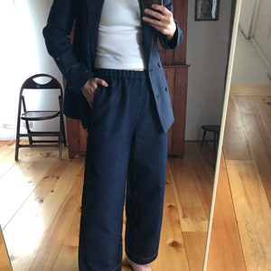 Elastic Waist Barrel Leg Pant PDF Pattern. Sizes Xs-xxl. Easy to Sew ...