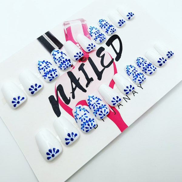 Clase Azul Press on Nails - Etsy