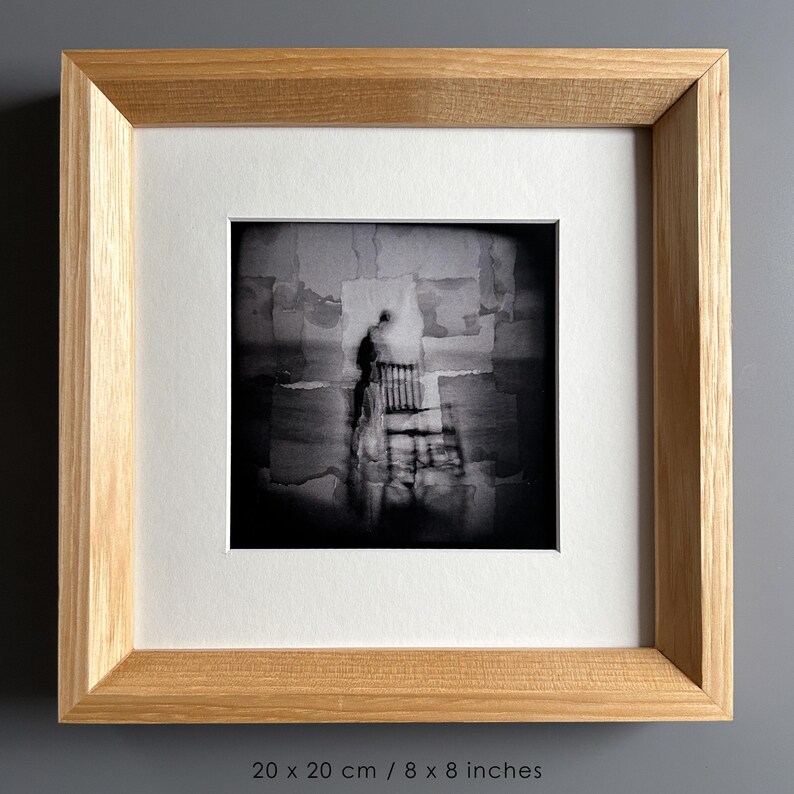 20×20 Cm (8x8 Inches) Handmade Solid White Oak Picture Frame ...