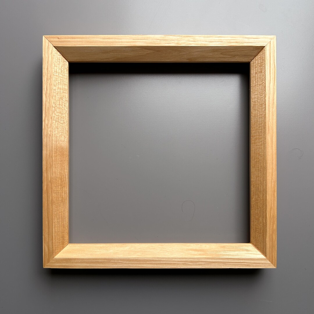 20×20 Cm (8x8 Inches) Handmade Solid White Oak Picture Frame ...
