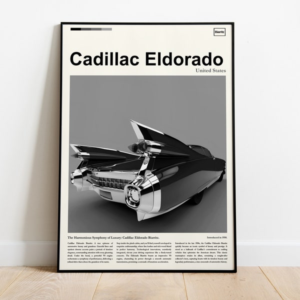Cadillac Print - Etsy