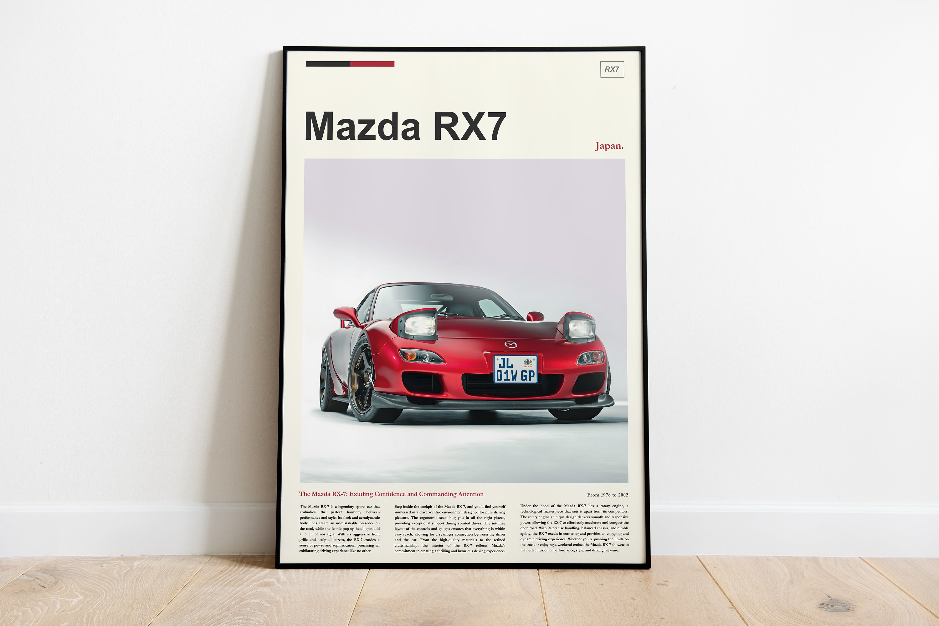 Mazda Rx 7 Poster