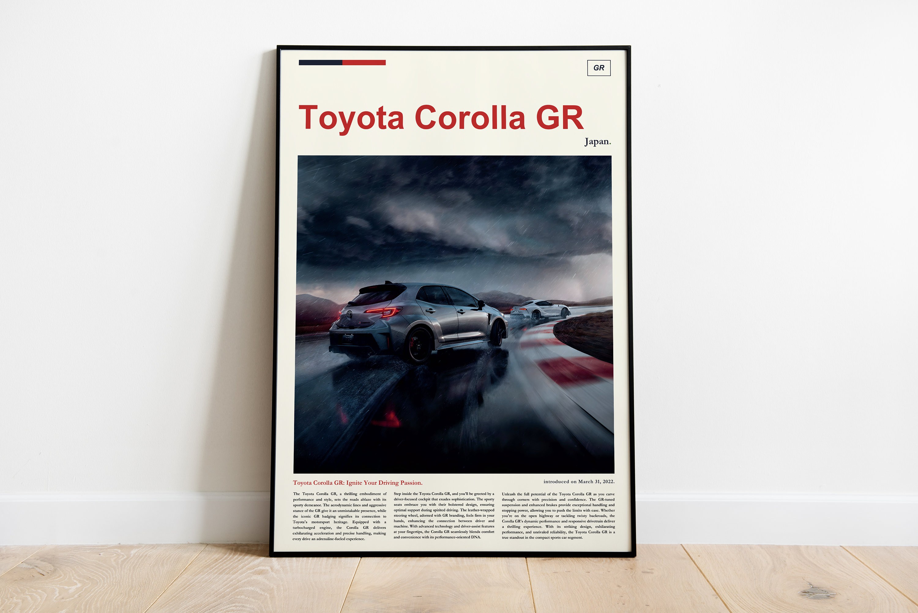 Toyota Car Advertising Posters