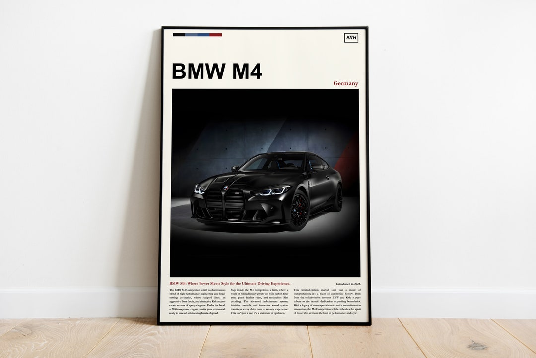 BMW M4 BMW Poster BMW M digitaler Download Bmw m4 Poster - Etsy.de