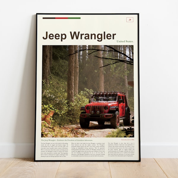 Jeep Poster - Etsy