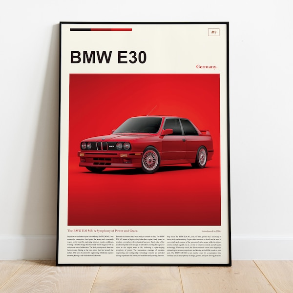 Bmw e30 m3 svg - Etsy.de