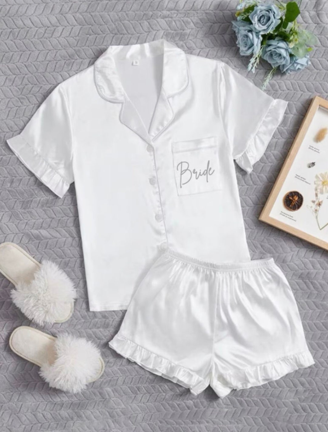 Personalised Pyjamas, Wedding Pyjamas, Bridal Shower Pyjamas, Bride ...