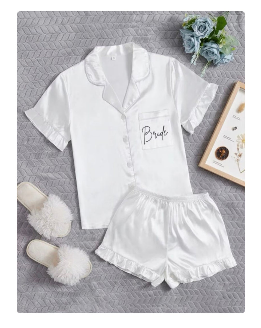 Personalised Pyjamas, Wedding Pyjamas, Bridal Shower Pyjamas, Bride ...