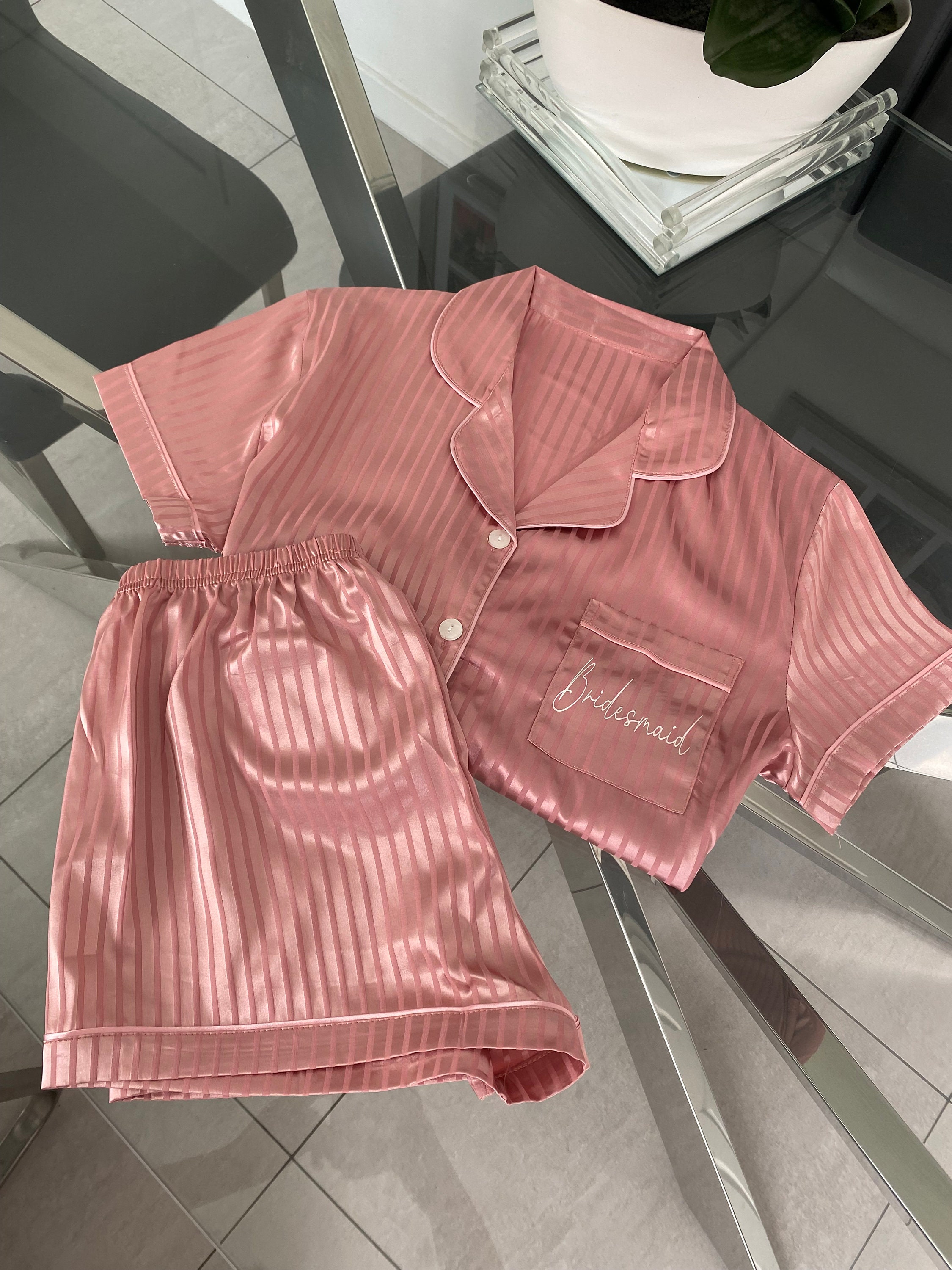 Personalised Pyjamas, Wedding Pyjamas, Bridal Shower Pyjamas, Bride ...