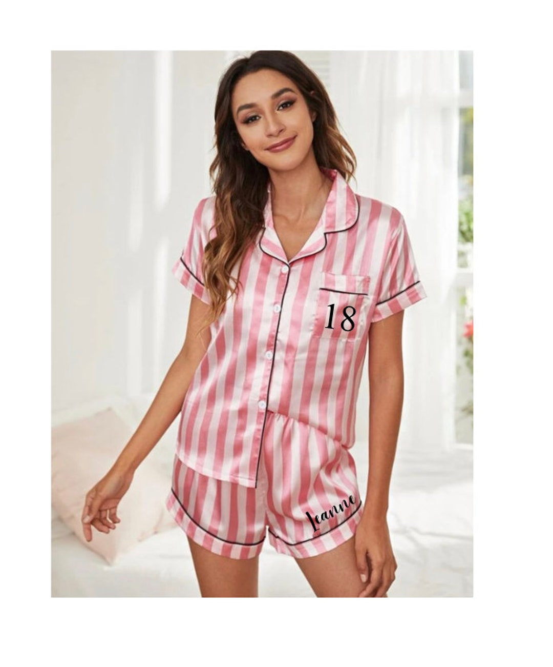 Personalised Pyjamas, Custom Birthday Pyjamas, Girls Birthday Pyjamas ...