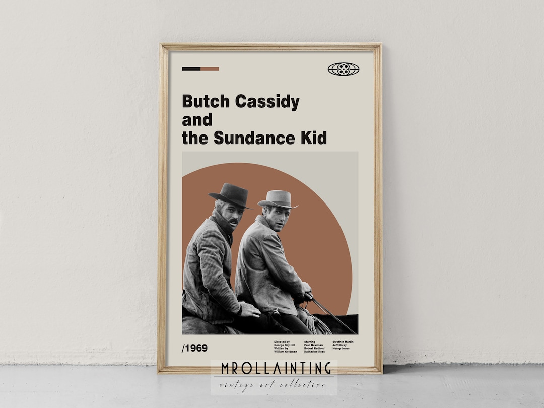Butch Cassidy and the Sundance Kid (1969) - Retro Movie Poster ...