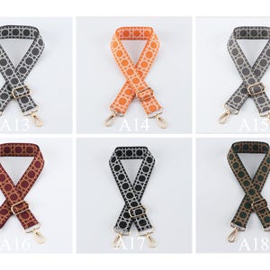 3.8cm Embroidered Shoulder Strap, Crossbody Straps, Purse Straps ...