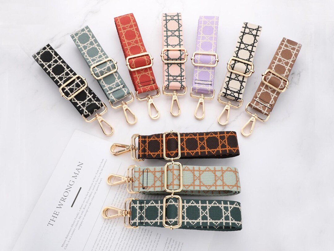 3.8cm Embroidered Shoulder Strap, Crossbody Straps, Purse Straps ...