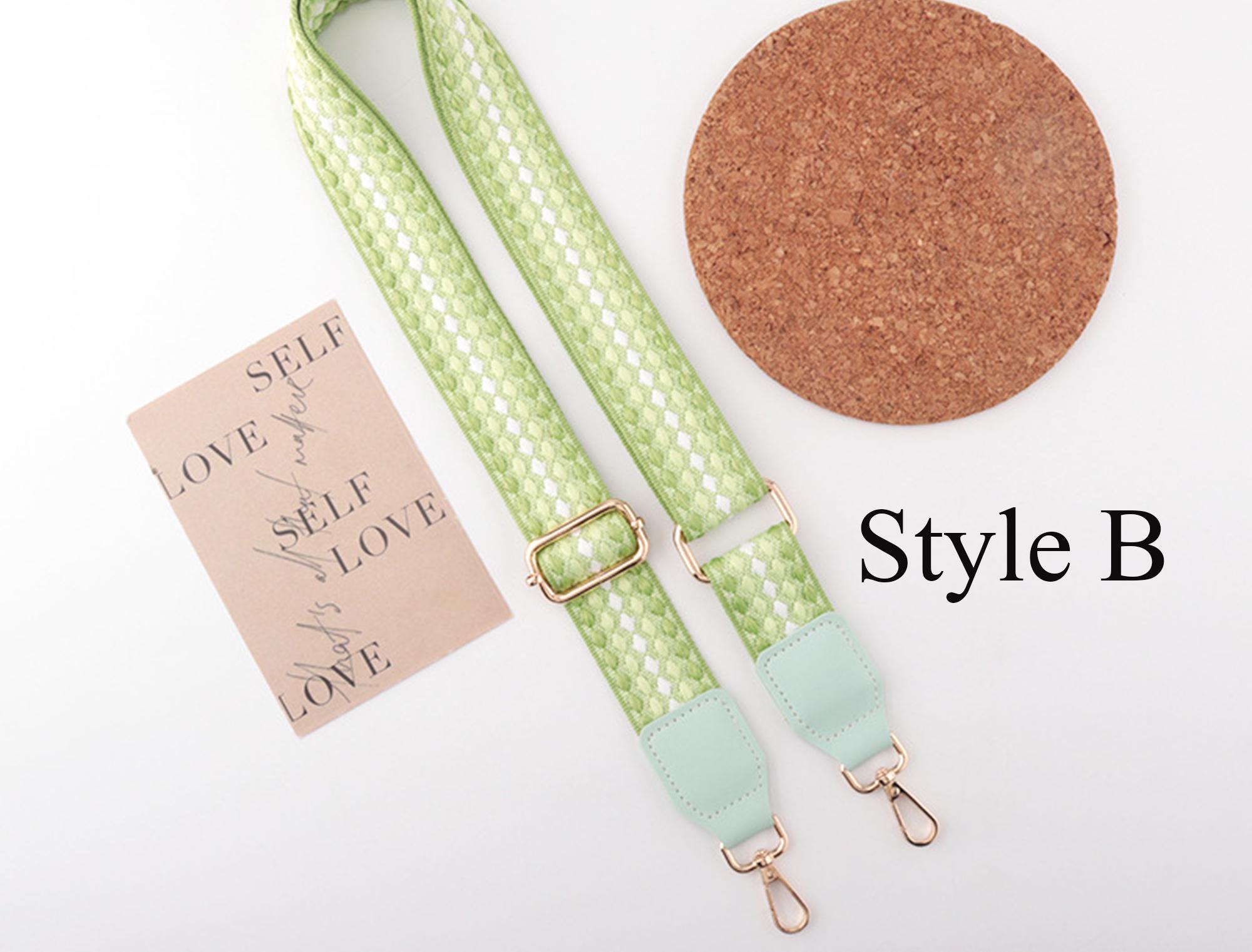 3.8cm Embroidered Shoulder Strap, Crossbody Straps, Purse Straps ...