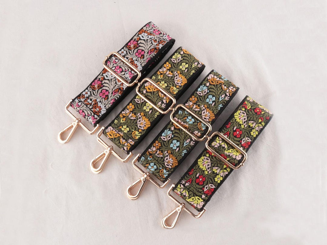 5cm Embroidered Shoulder Strap, Crossbody Strap, Purse Straps ...