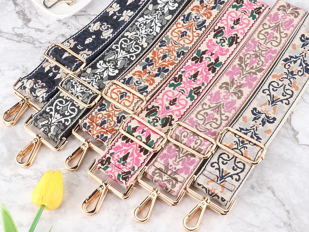 5cm Jacquard Wide Strap, Purse Straps, Adjustable Crossbody Bag Straps ...