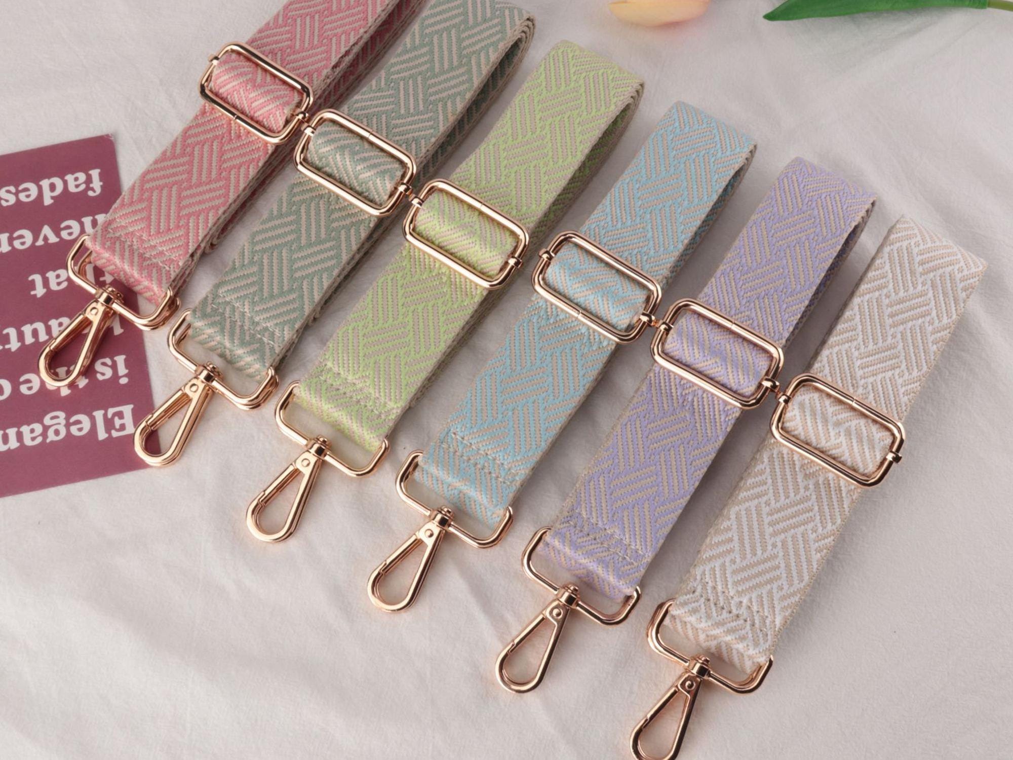 3.8cm Jacquard Wide Strap, Purse Straps, Adjustable Crossbody Bag ...