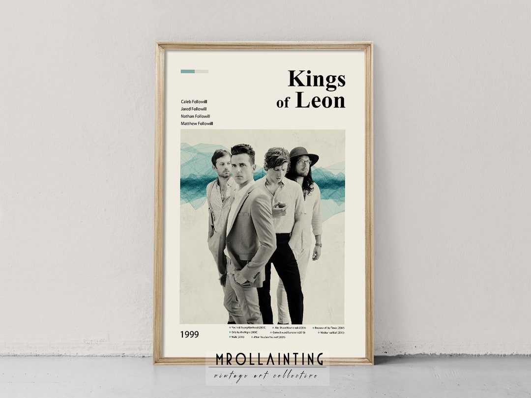 Kings of Leon Music Poster - Kings of Leon Band - Album Music Poster ...