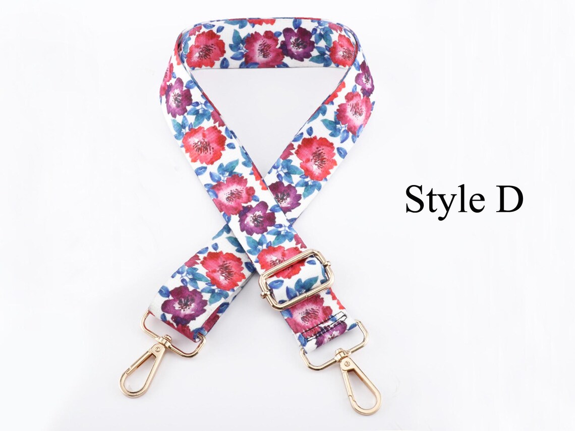 3.8cm Vintage Colorful Straps, Purse Straps, Adjustable Crossbody Bag ...