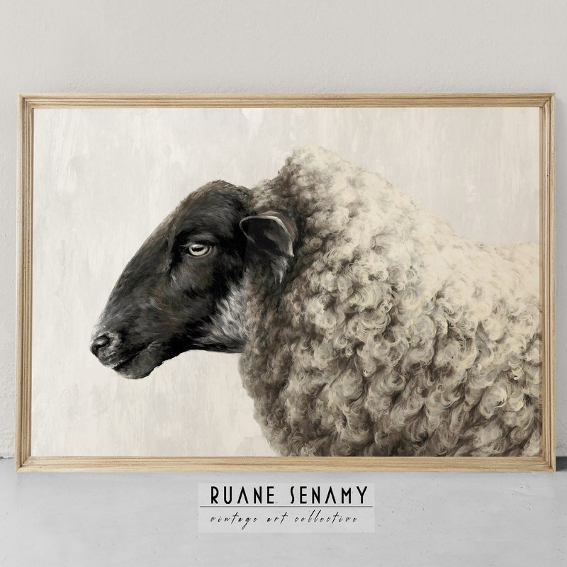 Sheep Drawing - Etsy
